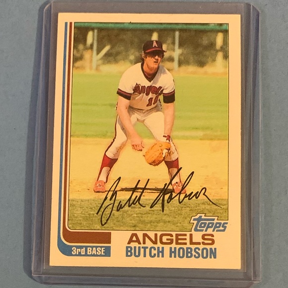Topps | Toys | Butch Hobson 357 982 Topps Baseball Trading Card | Poshmark
